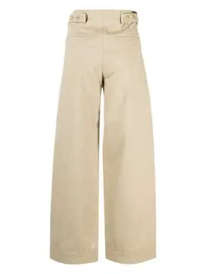 LOW CLASSIC Wide-leg Belted Trousers