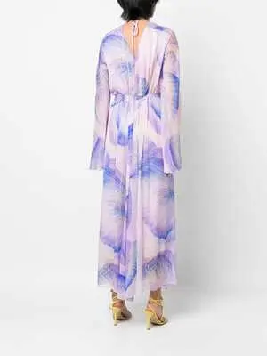 FORTE_FORTE Floral-print Silk Dress