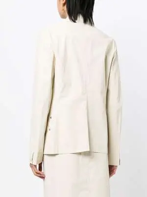 LOW CLASSIC Classic Collar Jacket - Yellow