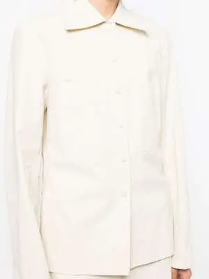 LOW CLASSIC Classic Collar Jacket - Yellow