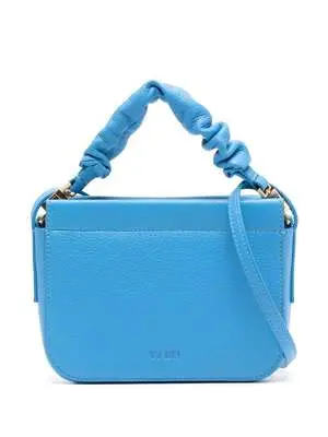 YU MEI Scrunchie Vi Deer Leather Bag - Blue