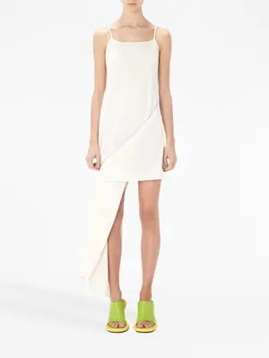 JW Anderson Asymmetric Sleeveless Dress - Neutrals