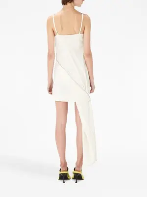 JW Anderson Asymmetric Sleeveless Dress - Neutrals