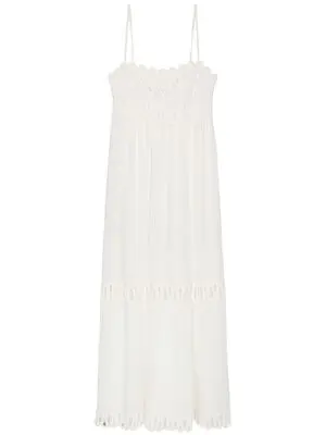 Simkhai Sleeveless Lace-embellished Dress
