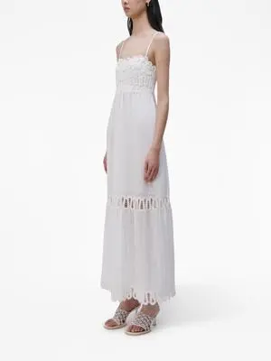 Simkhai Sleeveless Lace-embellished Dress
