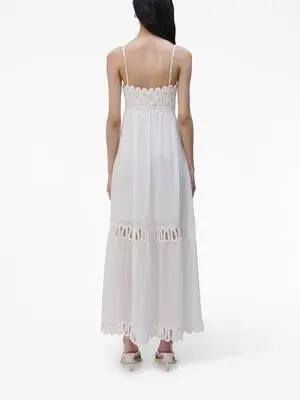 Simkhai Sleeveless Lace-embellished Dress