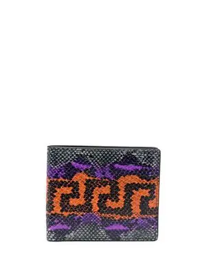 Versace Logo-lettering Bi-fold Wallet