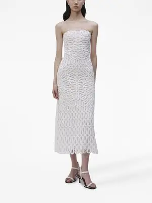 Simkhai Sleeveless Lace Midi Dress