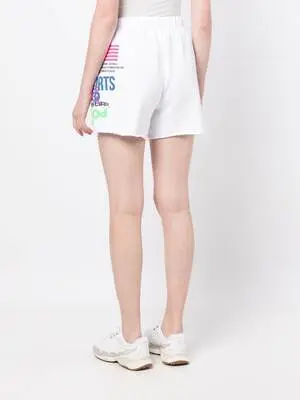 P.E Nation Slogan-print Shorts