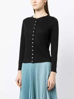 AGNES B. Le Petit Linen Cardigan