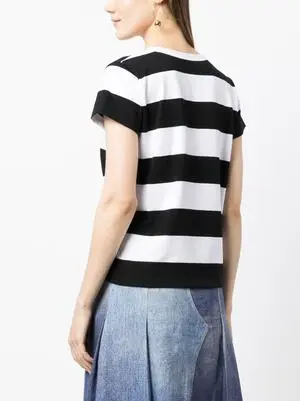 AGNÈS B. Striped Cotton T-shirt