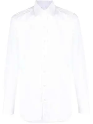 TOM FORD Plain Cotton Shirt - White