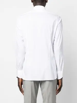 TOM FORD Plain Cotton Shirt - White