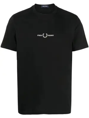 Fred Perry Logo T-shirt - Black