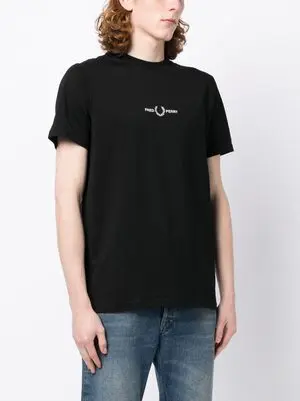 Fred Perry Logo T-shirt - Black