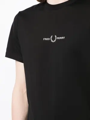 Fred Perry Logo T-shirt - Black