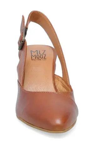 Miz Mooz Aurora Slingback Pumps - Brandy