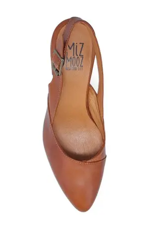 Miz Mooz Aurora Slingback Pumps - Brandy