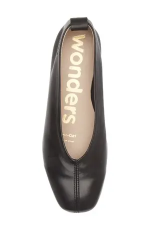 WONDERS Ballet Flat - Sauvage Black