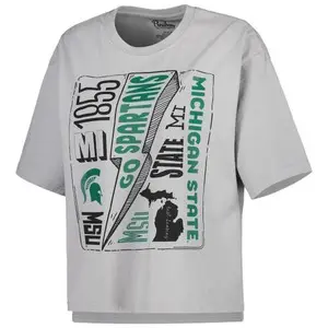 PRESSBOX Michigan State Spartans Graphic T-shirt