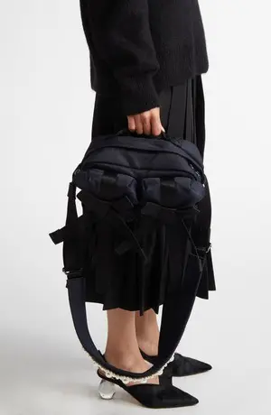 Simone Rocha Crossbody Bum Bag - Navy/pearl