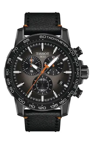 TISSOT Supersport Chronograph Watch - Black