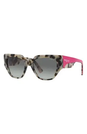 VOGUE 52mm Gradient Irregular Sunglasses