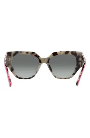 VOGUE 52mm Gradient Irregular Sunglasses