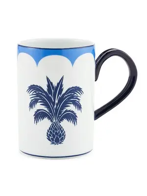 AQUAZZURA Jaipur Porcelain Mug - Blue - Blue