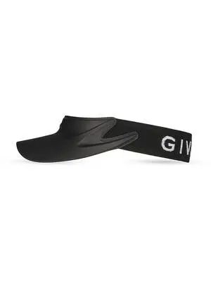 Black visor from Givenchy. Givenchy Black Paris Logo Visor Givenchy main image 4