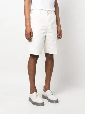 Carhartt Work In Progress Single Knee Cotton Shorts - White