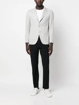 Tagliatore Herringbone-pattern Single-breasted Blazer