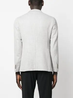 Tagliatore Herringbone-pattern Single-breasted Blazer