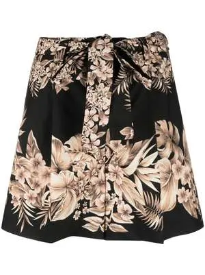 Twinset Floral Shorts For Women