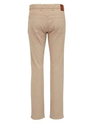 Zegna Slim-cut Trousers - Neutrals