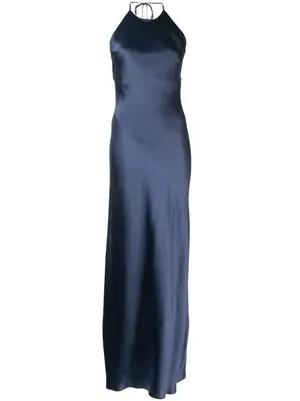 Women's Open Back Satin Dresses