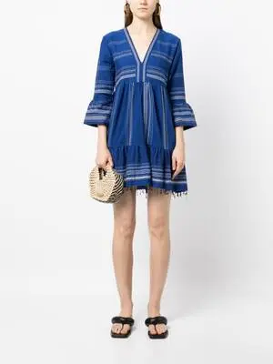 LEMLEM Frayed-hem Cotton Dress