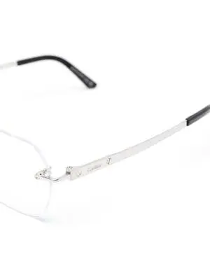 Cartier Logo-engraved Rimless Glasses