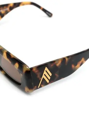 Linda Farrow X The Attico Marfa Sunglasses - Brown