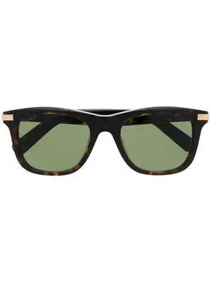 CARTIER Tortoiseshell Square-frame Sunglasses - Brown