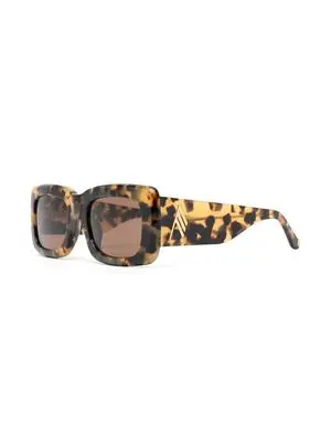 Linda Farrow X The Attico Marfa Sunglasses - Brown