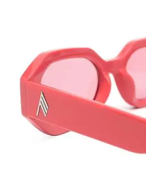 Linda Farrow X The Attico Irene Sunglasses - Pink