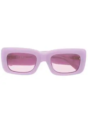 Linda Farrow X The Attico Mini Marfa Sunglasses - Purple