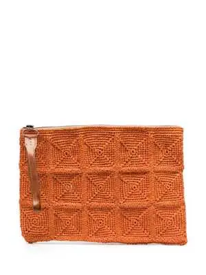 IBELIV Tanala Woven Clutch - Orange
