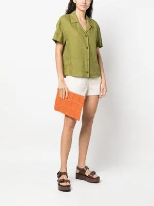 IBELIV Tanala Woven Clutch - Orange