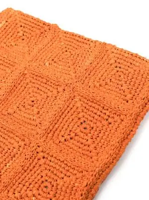 IBELIV Tanala Woven Clutch - Orange