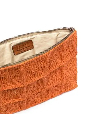 IBELIV Tanala Woven Clutch - Orange