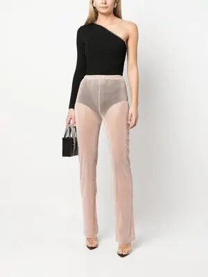 SANTA BRANDS Rhinestone-embellished Trousers - Neutrals