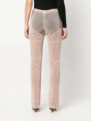 SANTA BRANDS Rhinestone-embellished Trousers - Neutrals