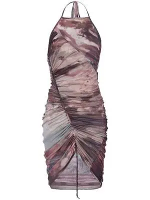 Balmain Tulle Mini Dress - Grey